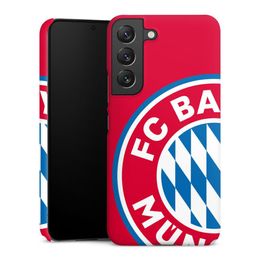 DeinDesign Galaxy S22 Handy Premium Case Smartphone Handyh&uuml;lle Schutzh&uuml;lle matt Official Licensed Product Fcb Fc Bayern M&uuml;nchen Premium Case