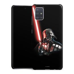 DeinDesign Galaxy A51 Handy Premium Case Smartphone Handyh&uuml;lle Schutzh&uuml;lle gl&auml;nzend Merchandise Darth Vader Star Wars Premium Case