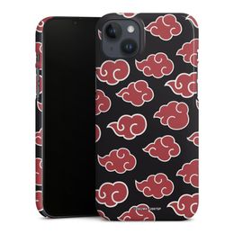 DeinDesign iPhone 14 Plus Handy Premium Case Smartphone Handyh&uuml;lle Schutzh&uuml;lle gl&auml;nzend Naruto Shippuden Pattern Akatsuki Premium Case