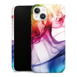 DeinDesign iPhone 14 Handy Premium Case Smartphone Handyh&uuml;lle Schutzh&uuml;lle matt Rainbow Colour Water Premium Case