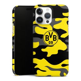 DeinDesign iPhone 14 Pro Max Handy Premium Case Smartphone Handyh&uuml;lle Schutzh&uuml;lle matt Borussia Dortmund Merchandise Bvb Premium Case