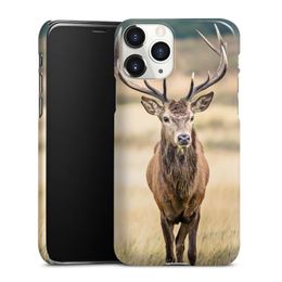 DeinDesign iPhone 11 Pro Handy Premium Case Smartphone Handyh&uuml;lle Schutzh&uuml;lle gl&auml;nzend Forrest Meadow Deer Premium Case