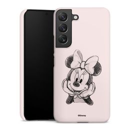 DeinDesign Galaxy S22 Handy Premium Case Smartphone Handyh&uuml;lle Schutzh&uuml;lle matt Official Licensed Product Disney Minnie Mouse Premium Case