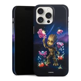 DeinDesign iPhone 15 Pro Max Handy Premium Case Smartphone Handyh&uuml;lle Schutzh&uuml;lle gl&auml;nzend Baby Groot Marvel Guardians Of The Galaxy Premium Case