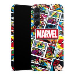 DeinDesign Galaxy A55 5G Handy Premium Case Smartphone Handyh&uuml;lle Schutzh&uuml;lle matt Muster Comic Marvel Premium Case