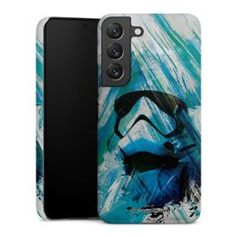 DeinDesign Galaxy S22 Handy Premium Case Smartphone Handyh&uuml;lle Schutzh&uuml;lle matt Colourful Stormtrooper Star Wars Premium Case