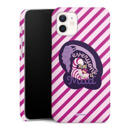 DeinDesign iPhone 12 mini Handy Premium Case Smartphone Handyh&uuml;lle Schutzh&uuml;lle matt Disney Grinning Cat Alice In Wonderland Premium Case