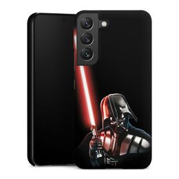 DeinDesign Galaxy S22 Handy Premium Case Smartphone Handyh&uuml;lle Schutzh&uuml;lle matt Merchandise Darth Vader Star Wars Premium Case