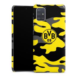 DeinDesign Galaxy A51 Handy Premium Case Smartphone Handyh&uuml;lle Schutzh&uuml;lle gl&auml;nzend Borussia Dortmund Merchandise Bvb Premium Case