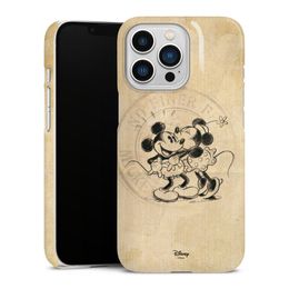 DeinDesign iPhone 13 Pro Handy Premium Case Smartphone Handyh&uuml;lle Schutzh&uuml;lle gl&auml;nzend Minnie Mouse Vintage Mickey Mouse Premium Case
