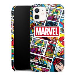DeinDesign iPhone 12 Handy Premium Case Smartphone Handyh&uuml;lle Schutzh&uuml;lle gl&auml;nzend Muster Comic Marvel Premium Case