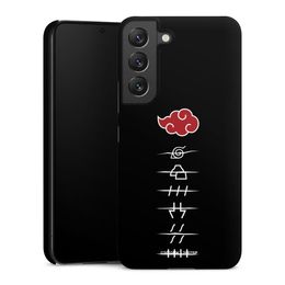 DeinDesign Galaxy S22 Handy Premium Case Smartphone Handyh&uuml;lle Schutzh&uuml;lle matt Naruto Shippuden Official Licensed Product Akatsuki Premium Case