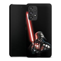 DeinDesign Galaxy A53 5G Handy Premium Case Smartphone Handyh&uuml;lle Schutzh&uuml;lle gl&auml;nzend Darth Vader Merchandise Star Wars Premium Case