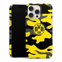 DeinDesign iPhone 15 Pro Max Handy Premium Case Smartphone Handyh&uuml;lle Schutzh&uuml;lle gl&auml;nzend Borussia Dortmund Merchandise Bvb Premium Case