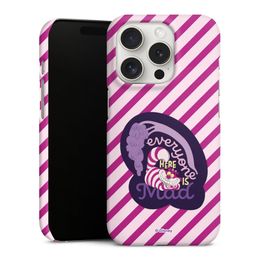 DeinDesign iPhone 15 Pro Handy Premium Case Smartphone Handyh&uuml;lle Schutzh&uuml;lle matt Disney Grinning Cat Alice In Wonderland Premium Case