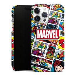 DeinDesign iPhone 14 Pro Max Handy Premium Case Smartphone Handyh&uuml;lle Schutzh&uuml;lle matt Muster Comic Marvel Premium Case