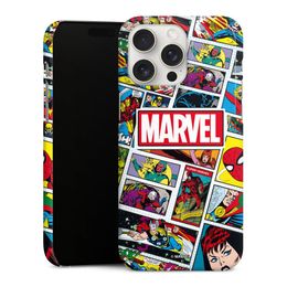 DeinDesign iPhone 15 Pro Max Handy Premium Case Smartphone Handyh&uuml;lle Schutzh&uuml;lle gl&auml;nzend Muster Comic Marvel Premium Case