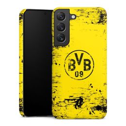 DeinDesign Galaxy S22 Handy Premium Case Smartphone Handyh&uuml;lle Schutzh&uuml;lle matt Bvb Official Licensed Product Borussia Dortmund Premium Case