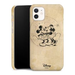 DeinDesign iPhone 12 mini Handy Premium Case Smartphone Handyh&uuml;lle Schutzh&uuml;lle gl&auml;nzend Minnie Mouse Vintage Mickey Mouse Premium Case