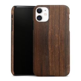 DeinDesign iPhone 11 Handy Premium Case Smartphone Handyh&uuml;lle Schutzh&uuml;lle matt Wood Nut Tree Wooden Look Premium Case