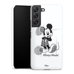 DeinDesign Galaxy S22 Handy Premium Case Smartphone Handyh&uuml;lle Schutzh&uuml;lle matt Mickey Mouse Disney Official Licensed Product Premium Case