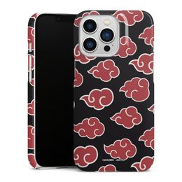 DeinDesign iPhone 13 Pro Handy Premium Case Smartphone Handyh&uuml;lle Schutzh&uuml;lle gl&auml;nzend Naruto Shippuden Pattern Akatsuki Premium Case