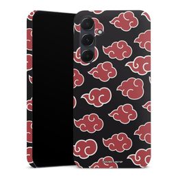 DeinDesign Galaxy A55 5G Handy Premium Case Smartphone Handyh&uuml;lle Schutzh&uuml;lle matt Naruto Shippuden Pattern Akatsuki Premium Case