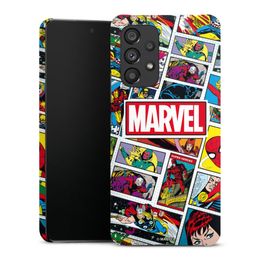 DeinDesign Galaxy A53 5G Handy Premium Case Smartphone Handyh&uuml;lle Schutzh&uuml;lle matt Muster Comic Marvel Premium Case