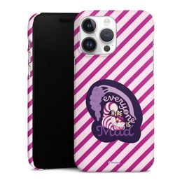 DeinDesign iPhone 14 Pro Max Handy Premium Case Smartphone Handyh&uuml;lle Schutzh&uuml;lle matt Disney Grinning Cat Alice In Wonderland Premium Case