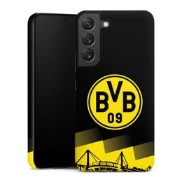 DeinDesign Galaxy S22 Handy Premium Case Smartphone Handyh&uuml;lle Schutzh&uuml;lle matt Borussia Dortmund Stadium Bvb Premium Case