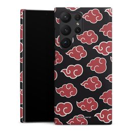 DeinDesign Galaxy S23 Ultra Handy Premium Case Smartphone Handyh&uuml;lle Schutzh&uuml;lle gl&auml;nzend Naruto Shippuden Pattern Akatsuki Premium Case