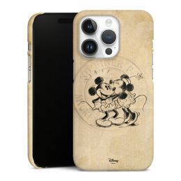DeinDesign iPhone 14 Pro Handy Premium Case Smartphone Handyh&uuml;lle Schutzh&uuml;lle matt Minnie Mouse Vintage Mickey Mouse Premium Case