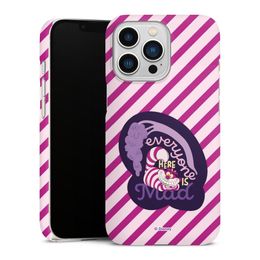 DeinDesign iPhone 13 Pro Handy Premium Case Smartphone Handyh&uuml;lle Schutzh&uuml;lle matt Disney Grinning Cat Alice In Wonderland Premium Case