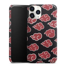DeinDesign iPhone 11 Pro Handy Premium Case Smartphone Handyh&uuml;lle Schutzh&uuml;lle gl&auml;nzend Naruto Shippuden Pattern Akatsuki Premium Case