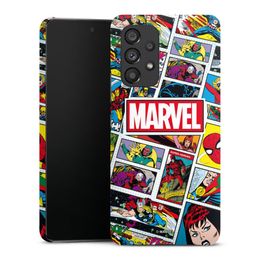 DeinDesign Galaxy A53 5G Handy Premium Case Smartphone Handyh&uuml;lle Schutzh&uuml;lle gl&auml;nzend Muster Comic Marvel Premium Case