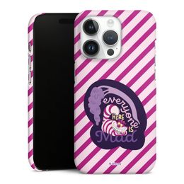 DeinDesign iPhone 14 Pro Handy Premium Case Smartphone Handyh&uuml;lle Schutzh&uuml;lle matt Disney Grinning Cat Alice In Wonderland Premium Case