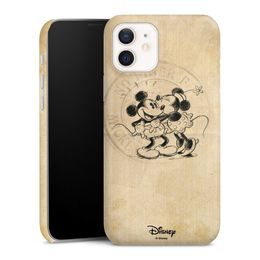 DeinDesign iPhone 12 Handy Premium Case Smartphone Handyh&uuml;lle Schutzh&uuml;lle matt Minnie Mouse Vintage Mickey Mouse Premium Case
