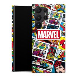 DeinDesign Galaxy S23 Ultra Handy Premium Case Smartphone Handyh&uuml;lle Schutzh&uuml;lle gl&auml;nzend Muster Comic Marvel Premium Case