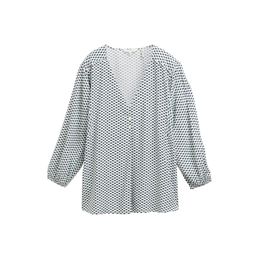 Tom Tailor Bluse Damen Größe XS navy / grün / weiß