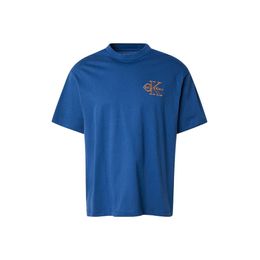 Calvin Klein Jeans T-Shirt Herren Gr&ouml;&szlig;e XL blau / orange