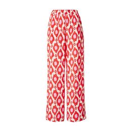 Vila Hose 'VIKikki' Damen Größe 42 rosa / blutrot / weiß