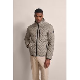 Blouson Bugatti, Herren, Gr. 50, beige, 100% Polyester, unifarben, regular fit, Bündchen, Jacken, in Steppoptik