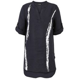Doris Streich Bluse Damen Größe 5XL marine / weiß