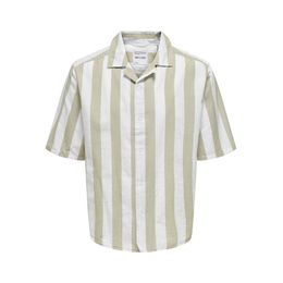 Only & Sons Only & Sons Button Up Shirt 'Tes' male Brown size XS