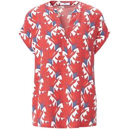 Peter Hahn - Blusen-Shirt mit überschnittener Schulter, rot, Gr. 36 / S