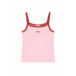 Oh April Top 'Anara' Damen Gr&ouml;&szlig;e XL hellpink / knallrot