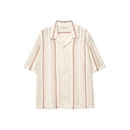 Pull&Bear Pull&bear Hemd Herren Gr&ouml;&szlig;e S beige / cognac