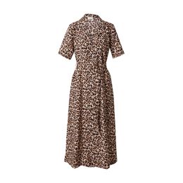 Jacqueline de Yong JDY Kleid 'JDYHOLLY' Damen Gr&ouml;&szlig;e 40 camel / ecru / schwarz Winterkleid
