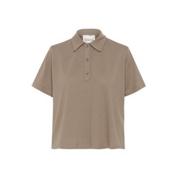 My Essential Wardrobe Poloshirt 'AbbyMW' Damen Gr&ouml;&szlig;e XXL dunkelbeige