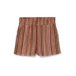 Vero Moda Petite Shorts 'VMDEMI' Damen Gr&ouml;&szlig;e 32 beige / hummer / hellrot / wei&szlig;